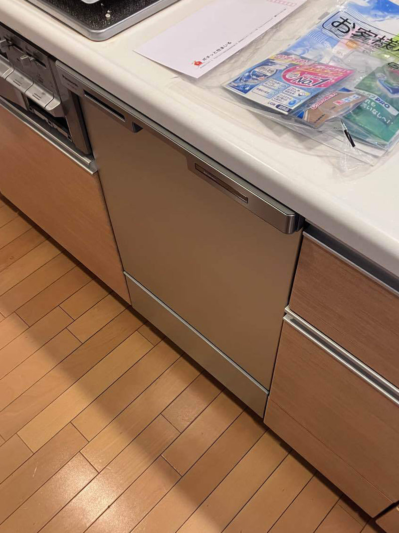 [神戸市東灘区]Panasonic キッチン奥行60㎝対応「NP-45MC6T」の施工事例｜水廻り設備の取替・交換工事専門通販 ポチッと住まいる